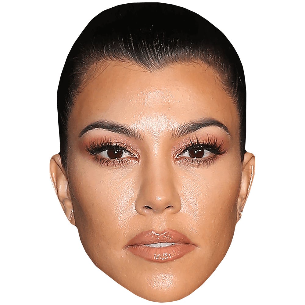 Kourtney Kardashian (Make Up) Mask - Celebrity Cutouts
