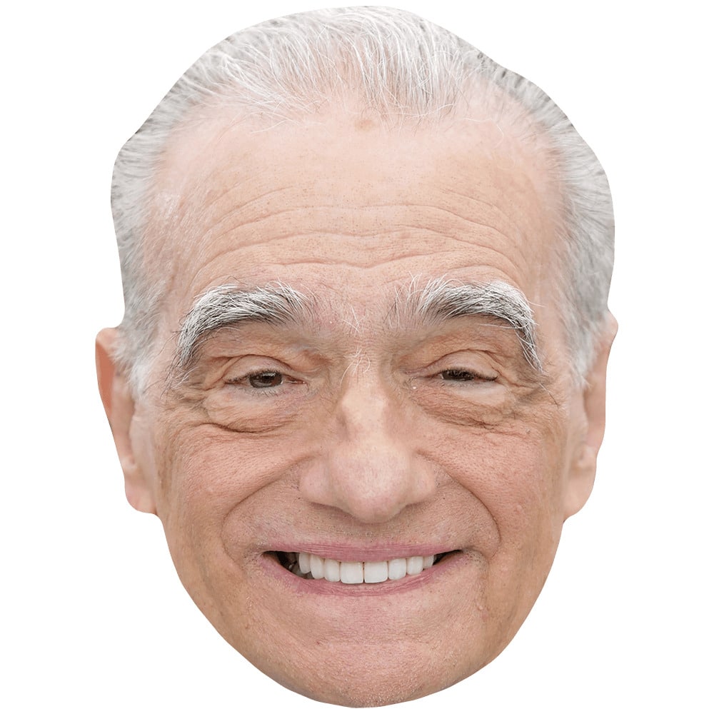 Martin Scorsese (Grin) Mask - Celebrity Cutouts