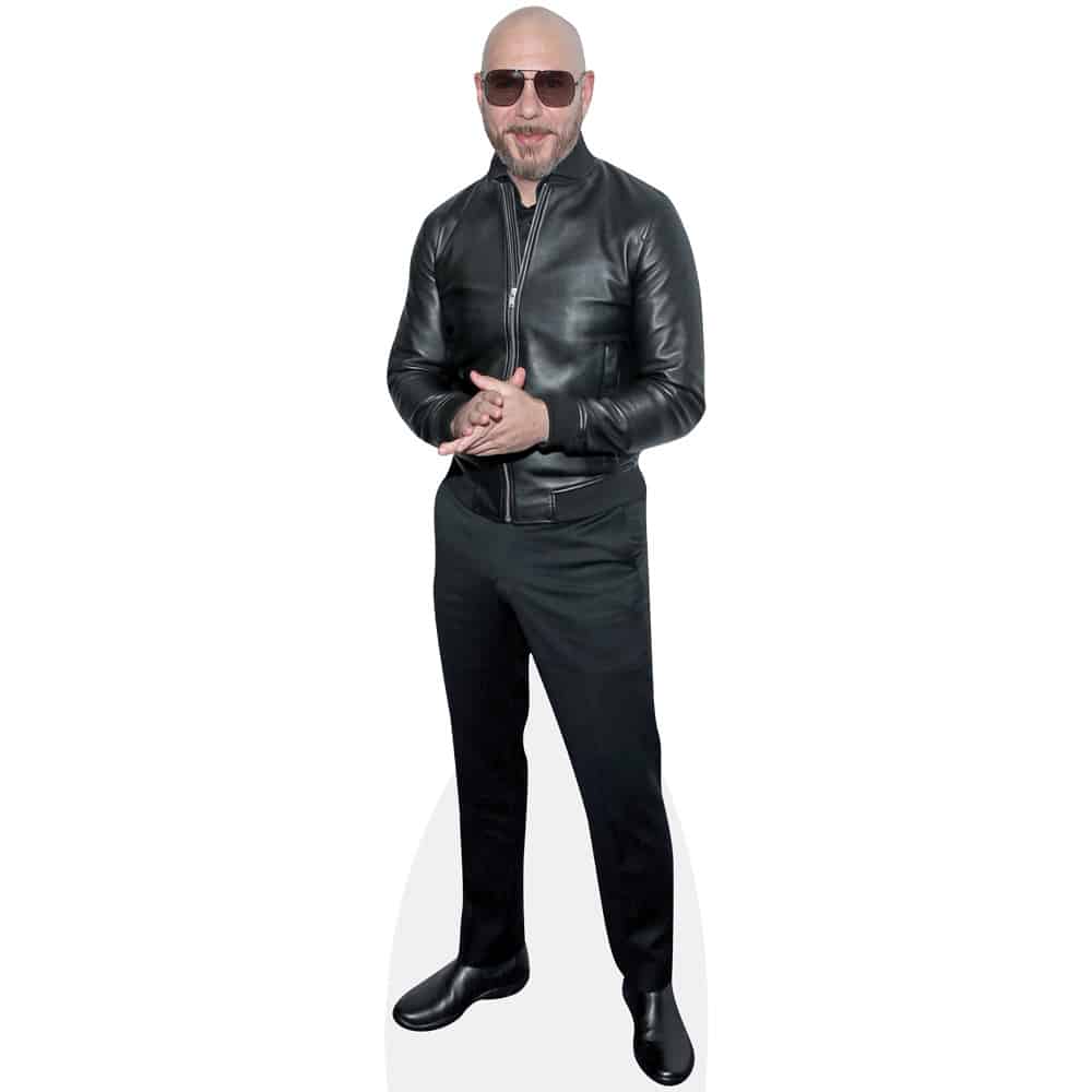 Pitbull (Leather Jacket) Cardboard Cutout - Celebrity Cutouts