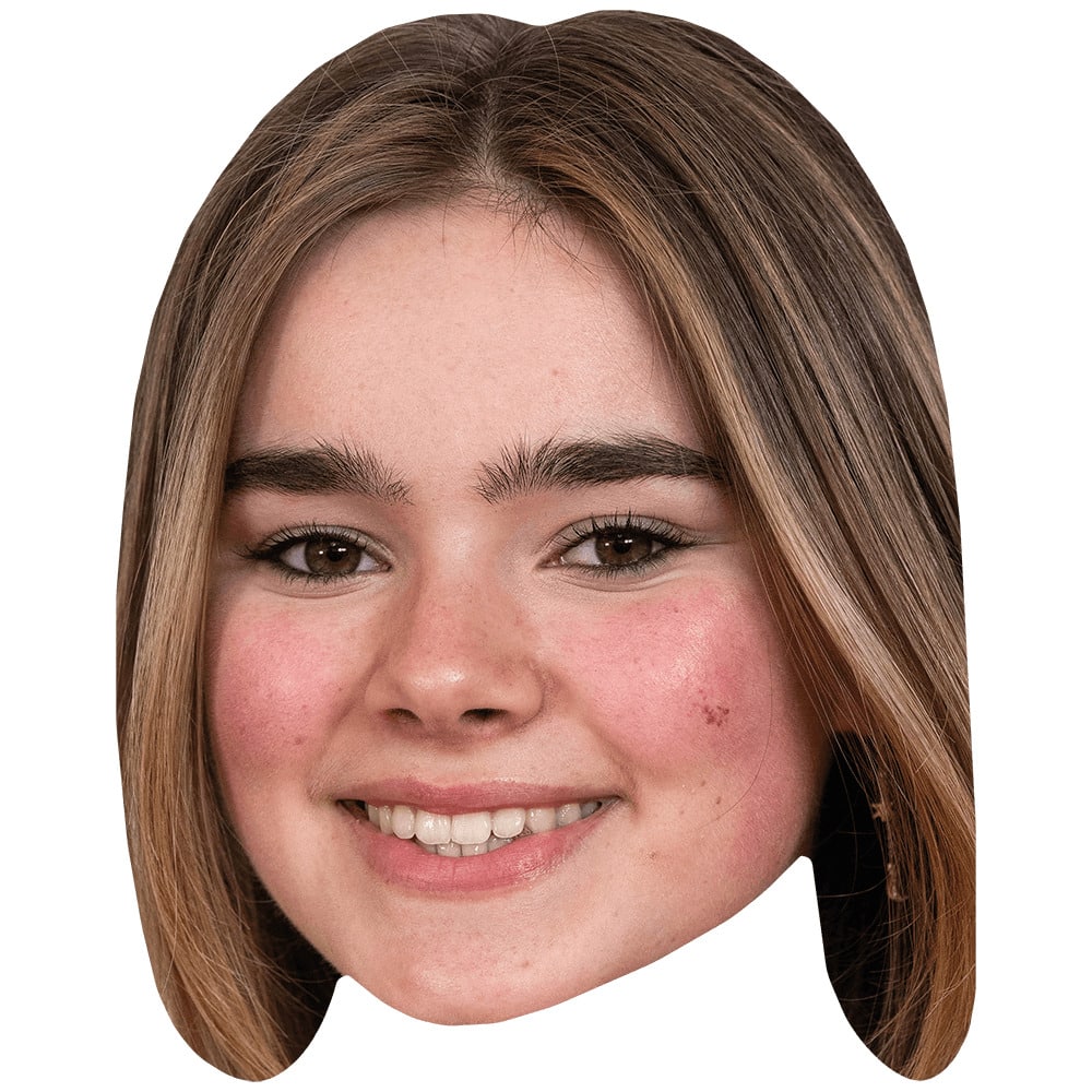 Isabella Ines Sermon (Smile) Mask - Celebrity Cutouts