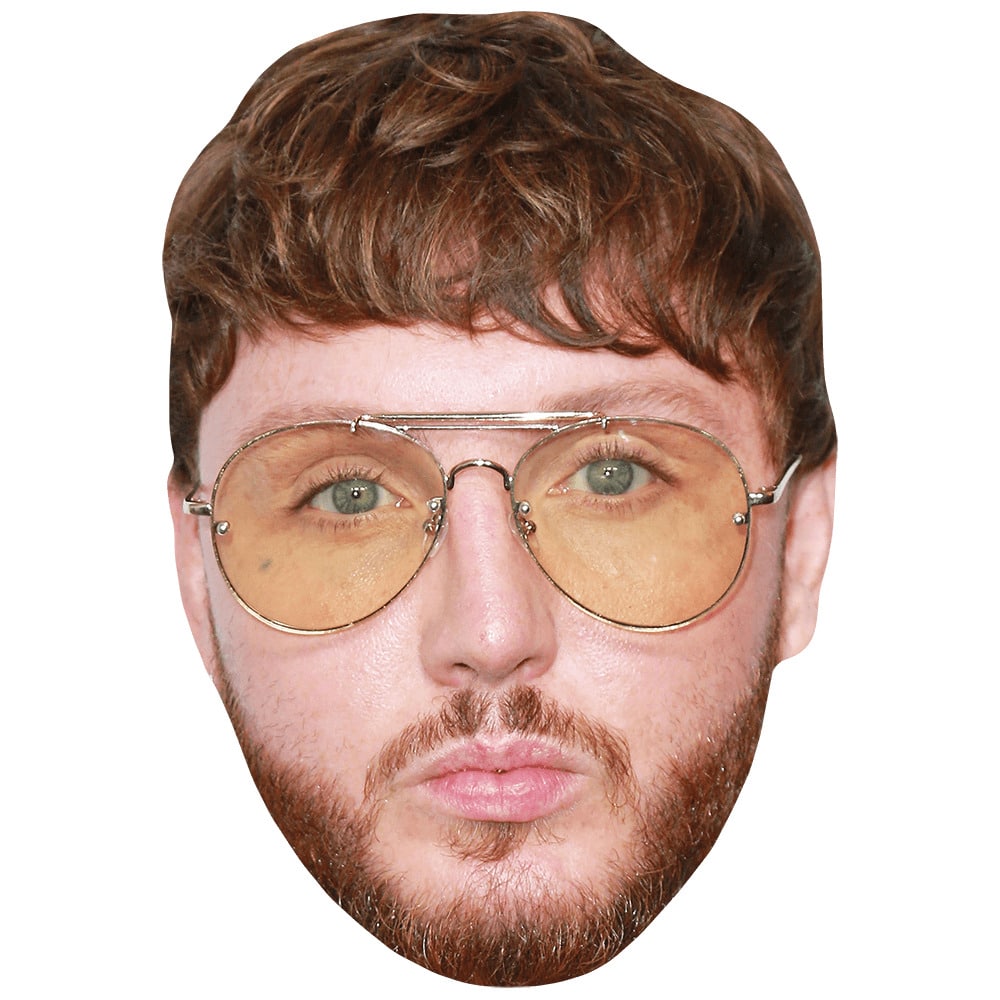 James Arthur (Glasses) Mask - Celebrity Cutouts