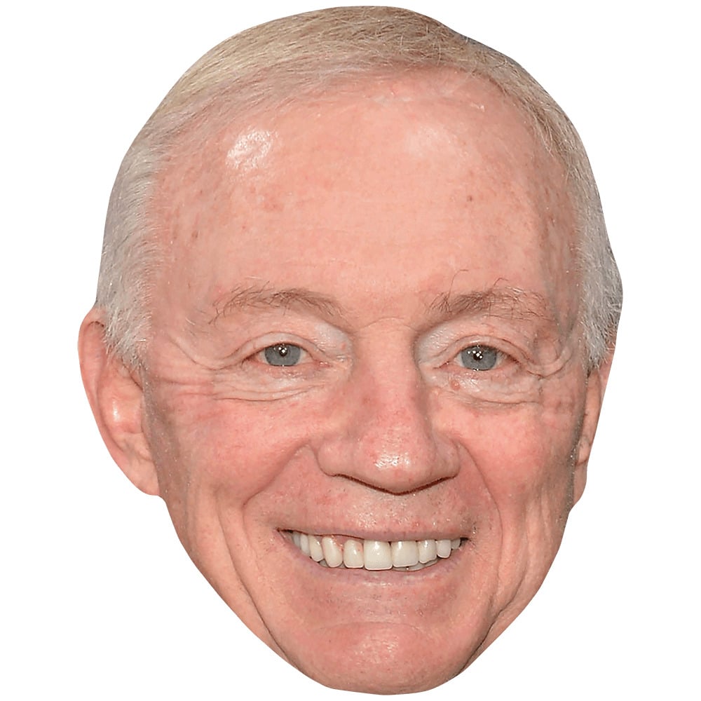 Jerry Jones (Smile) Big Head - Celebrity Cutouts