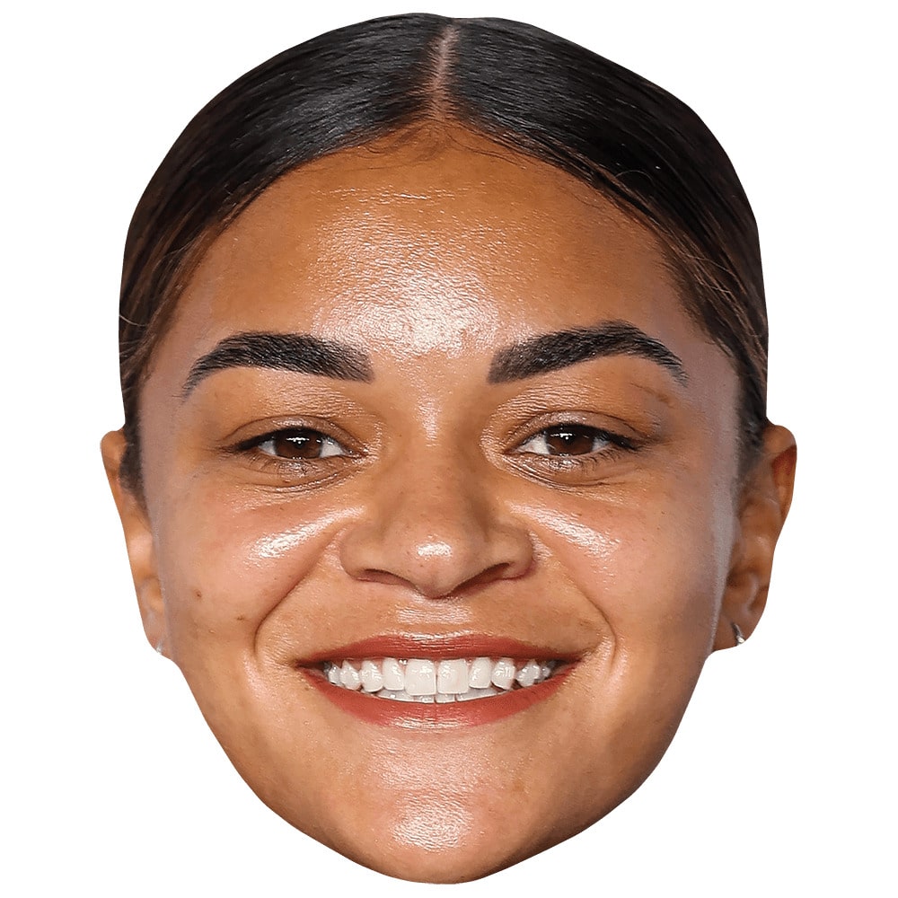 Jessica Carter (Black Hair) Big Head - Celebrity Cutouts