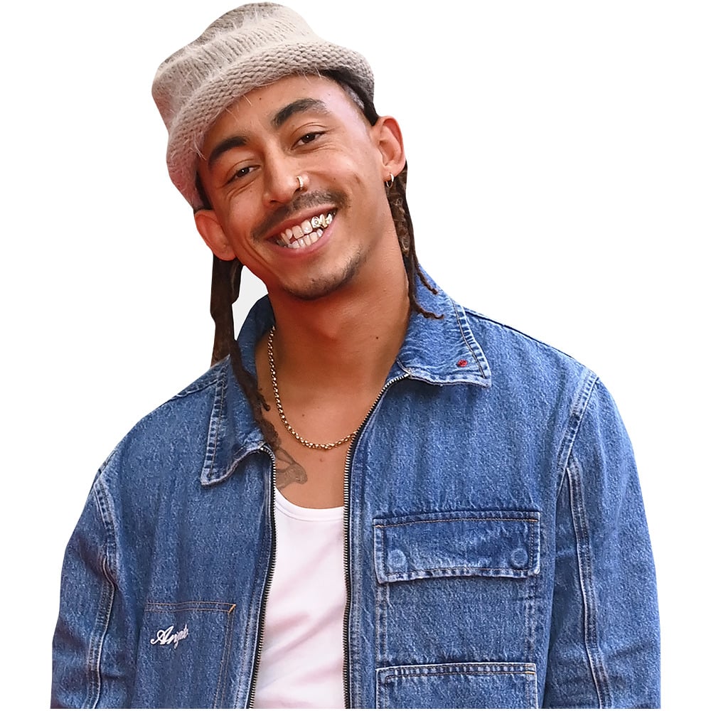 Jordan Stephens (Double Denim) Half Body Buddy - Celebrity Cutouts