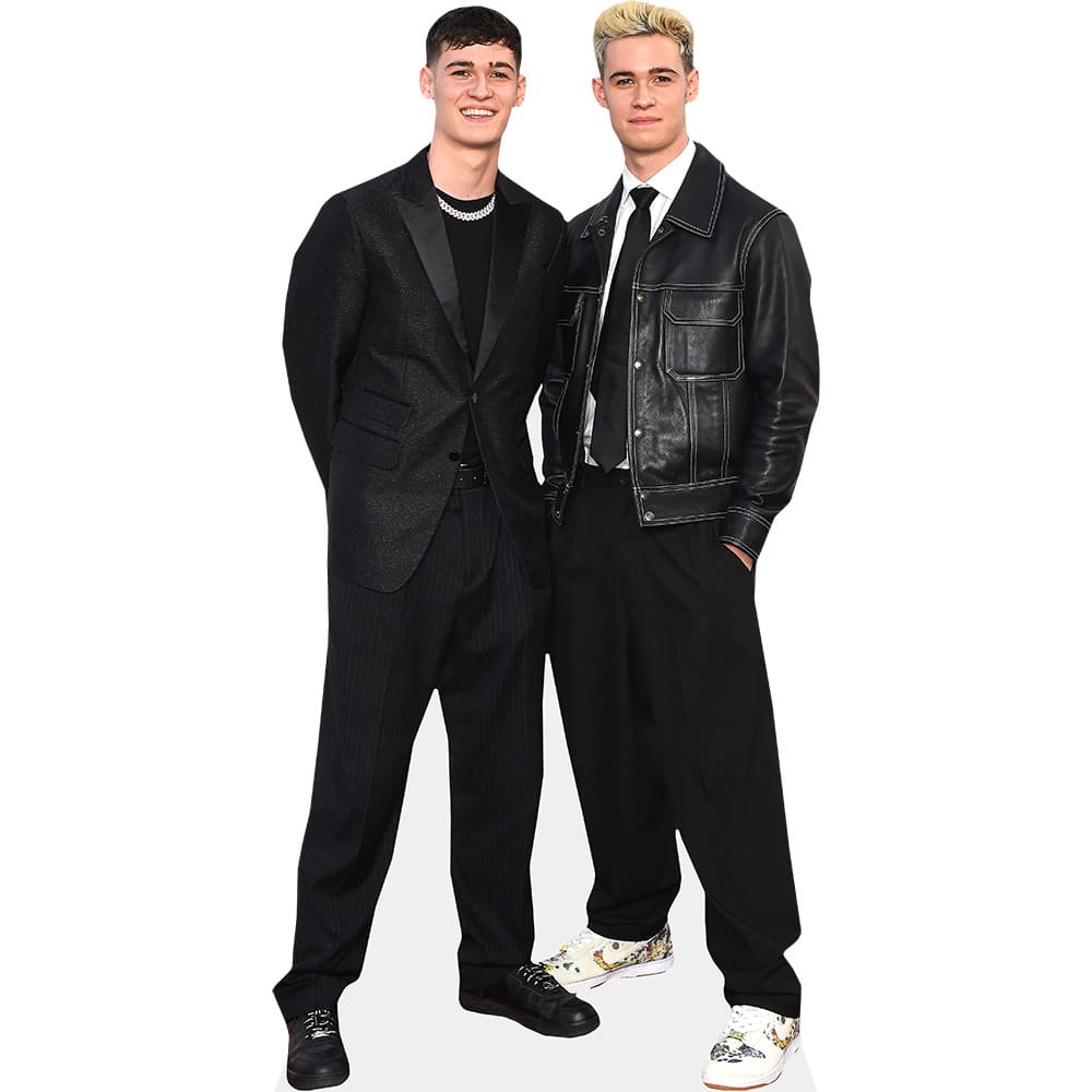 Max And Harvey Mills (Duo 5) Mini Celebrity Cutout - Celebrity Cutouts
