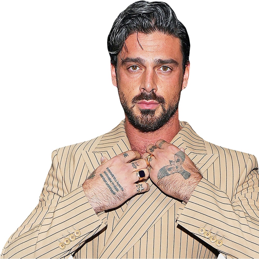 Michele Morrone (Stripes) Half Body Buddy - Celebrity Cutouts