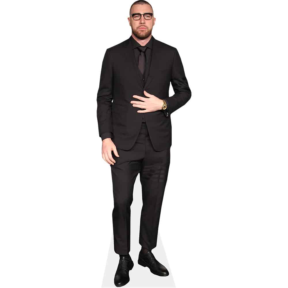 Travis Kelce (Black Suit) Cardboard Cutout - Celebrity Cutouts