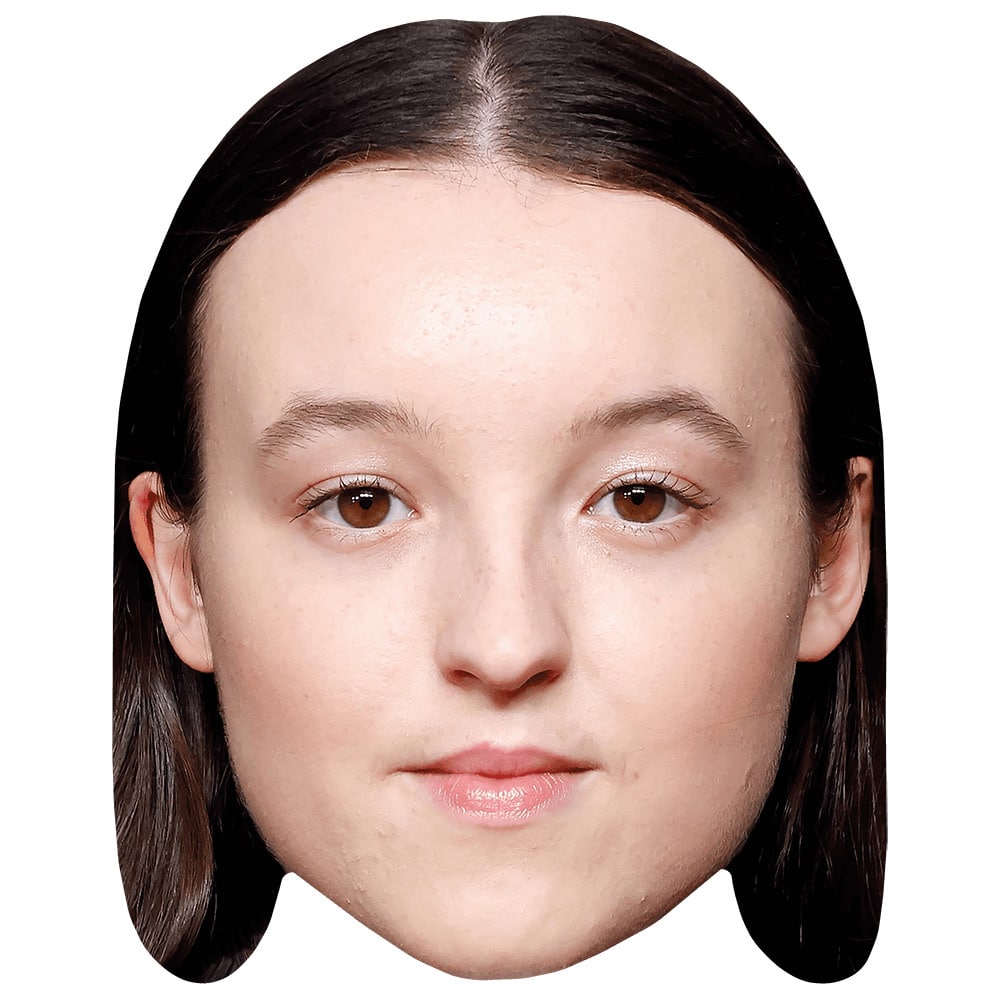 Bella Ramsey (Hair Down) Mask - Celebrity Cutouts