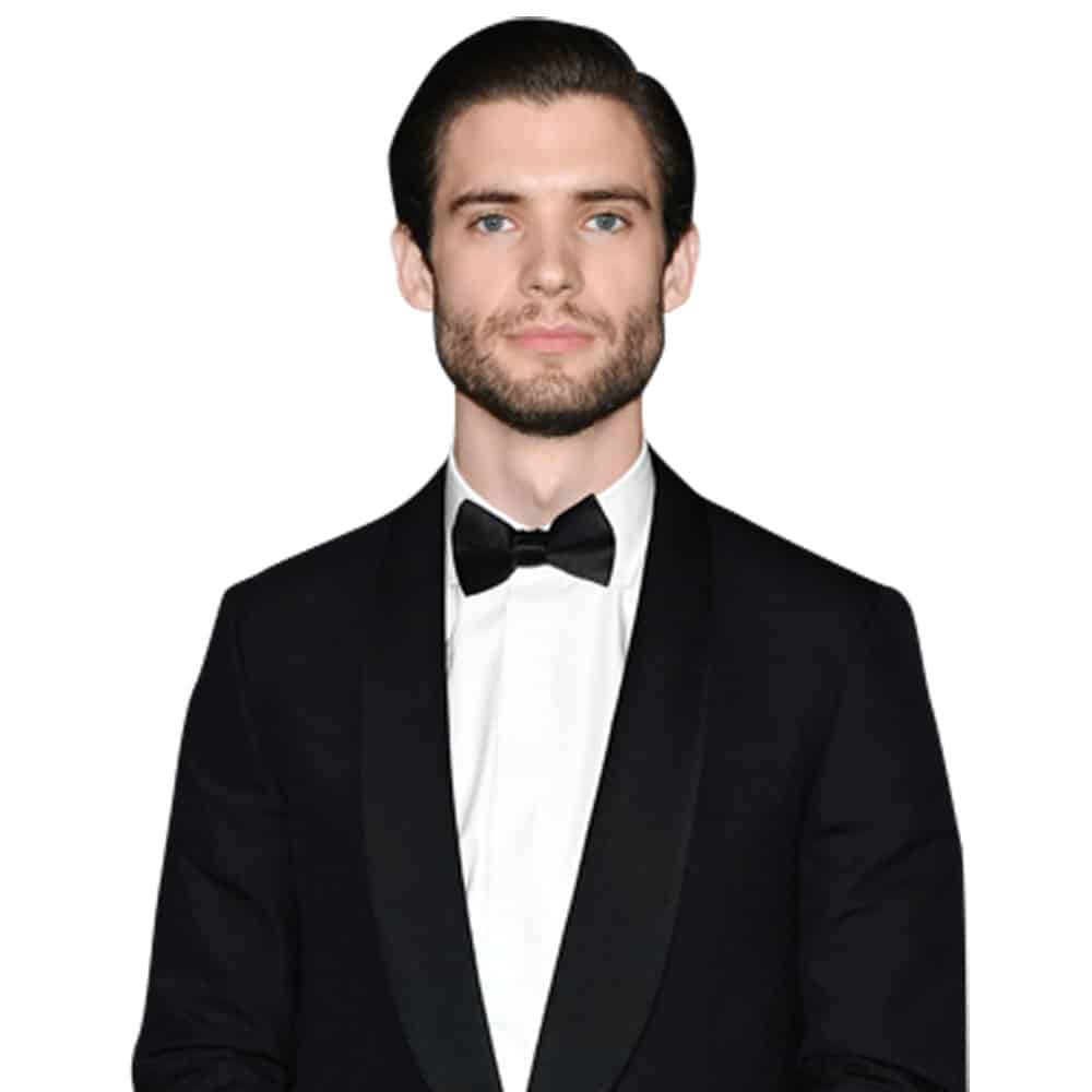 David Corenswet Black Suit Half Body Buddy Celebrity Cutouts