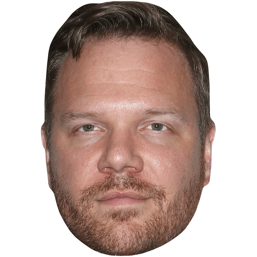 Jim Parrack (Beard) Mask - Celebrity Cutouts