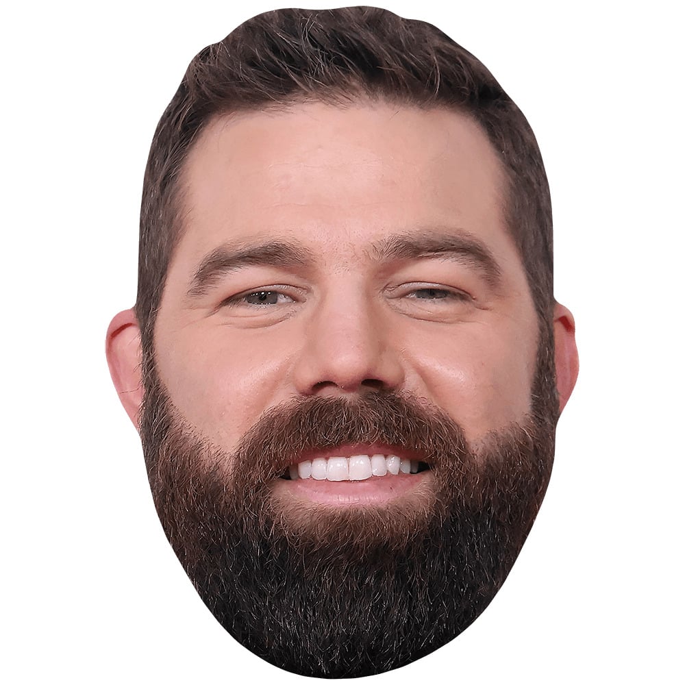 Jordan Davis (Beard) Big Head - Celebrity Cutouts
