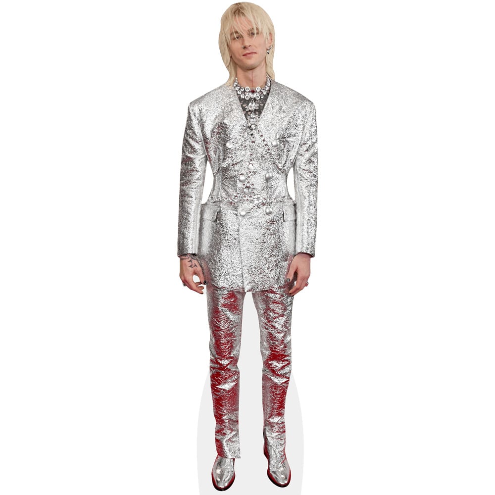 Machine Gun Kelly (Silver Suit) Cardboard Cutout - Celebrity Cutouts