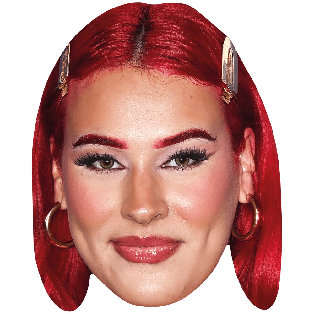 Megan Bolton (Red Hair) Mask - Celebrity Cutouts