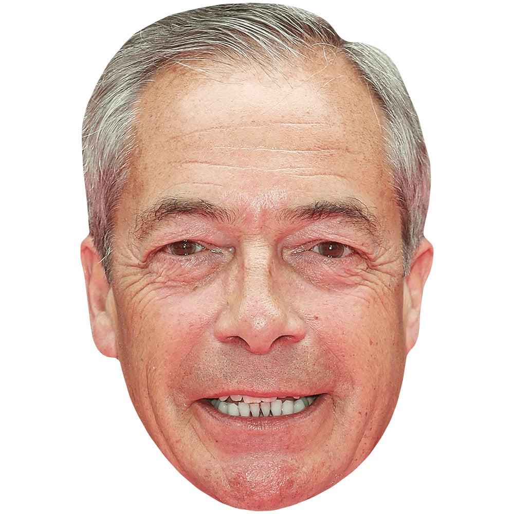 Nigel Farage (Teeth) Big Head - Celebrity Cutouts