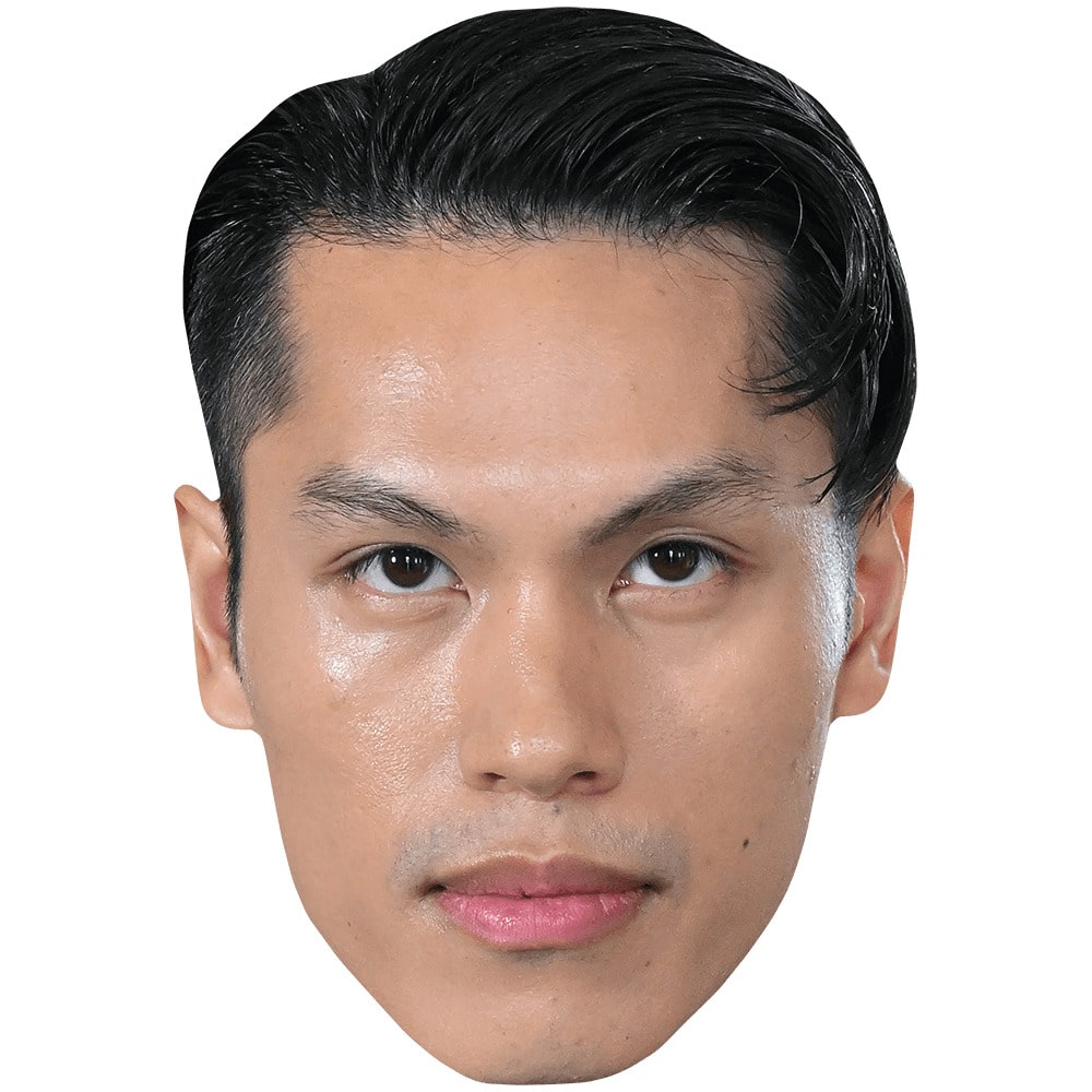 Quyen Mike (Black Hair) Big Head - Celebrity Cutouts