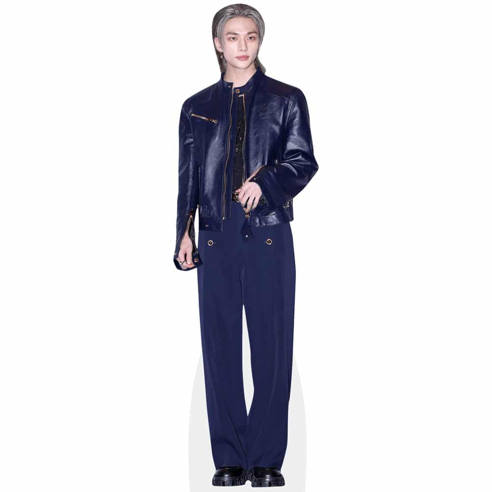 Hyunjin (Blue Outfit) Cardboard Cutout - Celebrity Cutouts