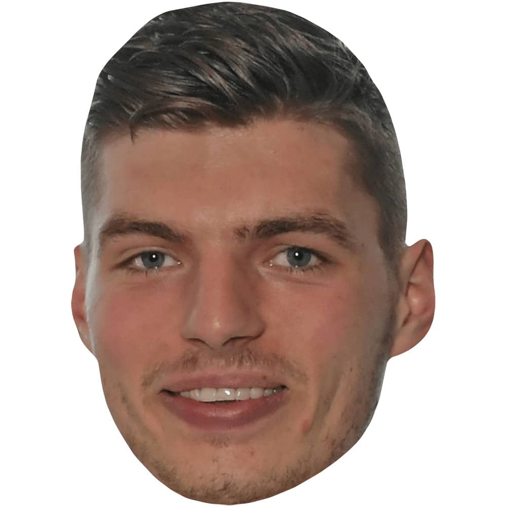 Max Emilian Verstappen (Stubble) Mask - Celebrity Cutouts