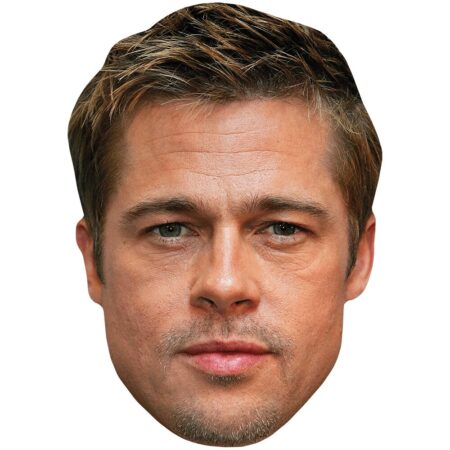Brad Pitt (Stubble) Mask - Celebrity Cutouts