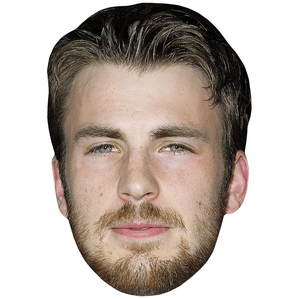 Chris Evans (Young) Mask - Celebrity Cutouts