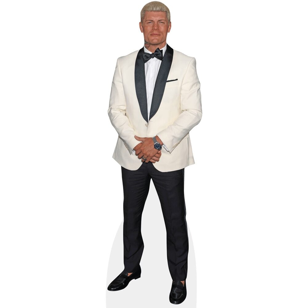 Cody Rhodes White Jacket Cardboard Cutout Celebrity Cutouts
