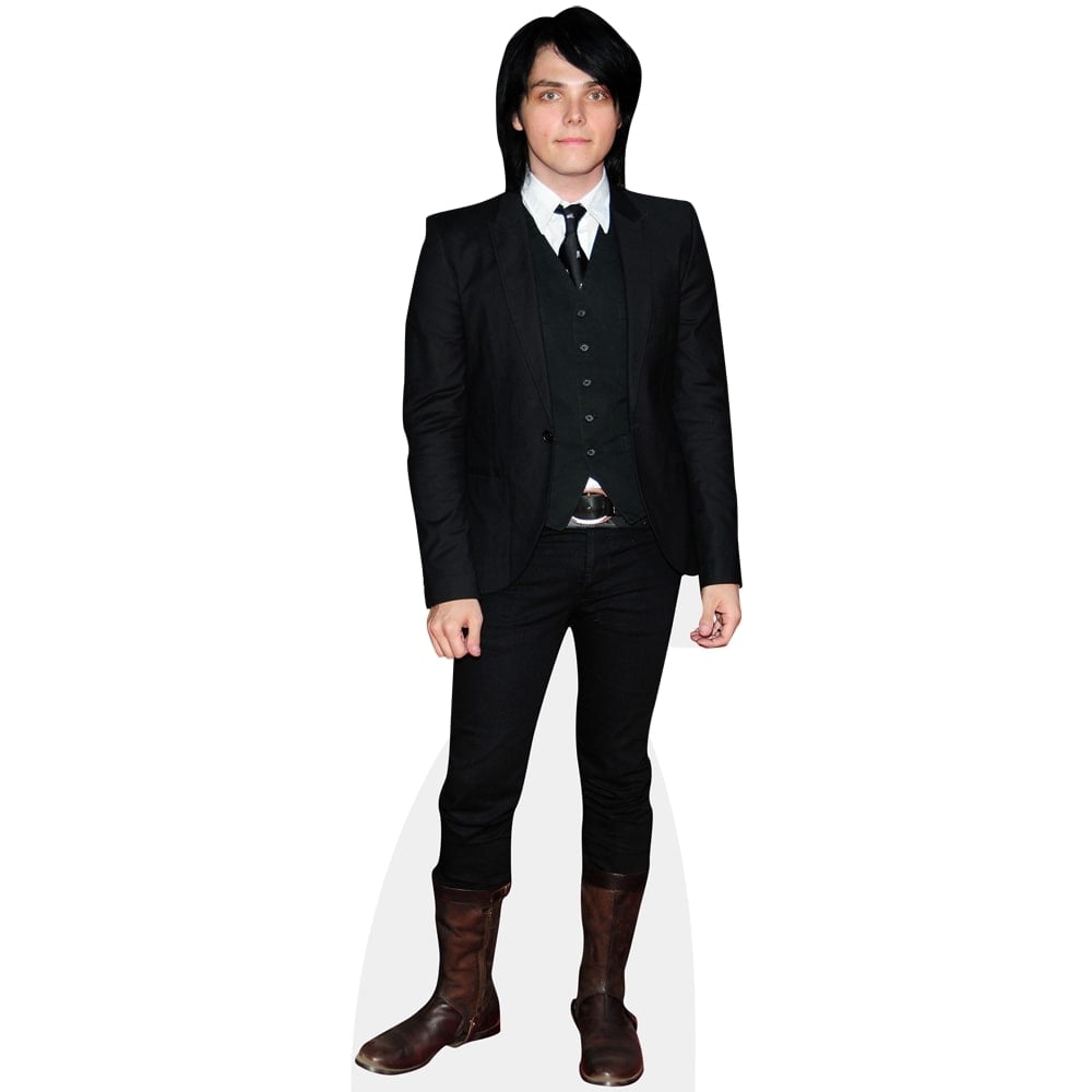 Gerard Way Black Outfit Cardboard Cutout Celebrity Cutouts