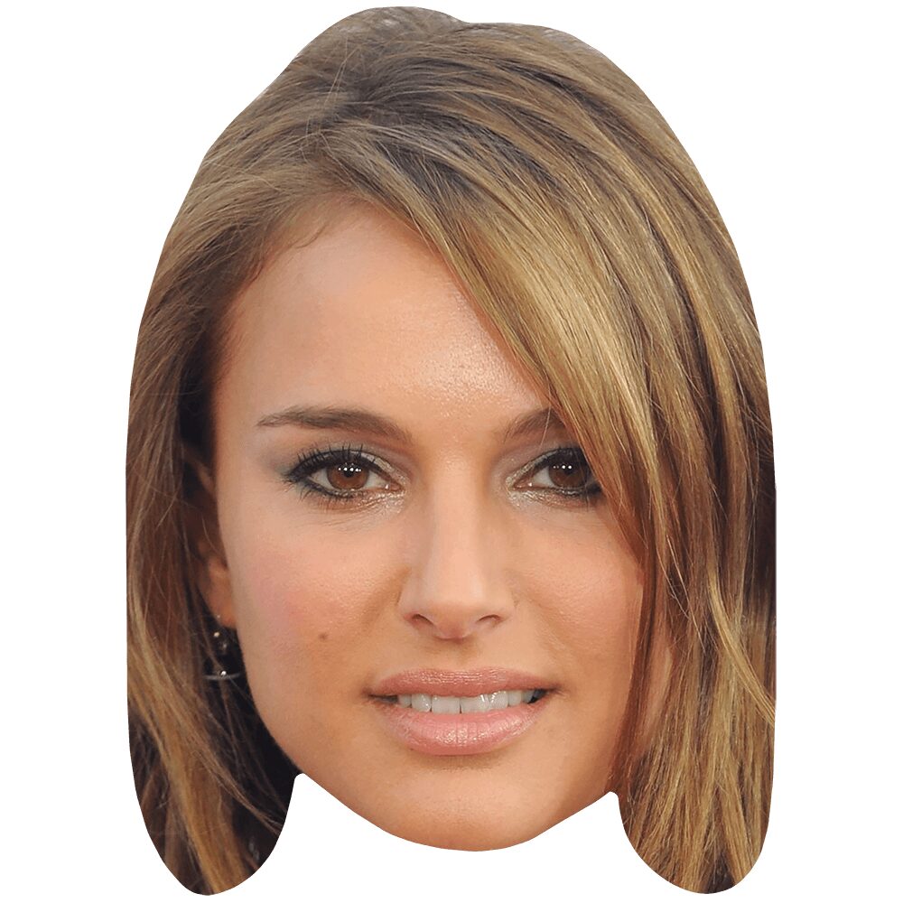 Natalie Portman (Young) Mask - Celebrity Cutouts