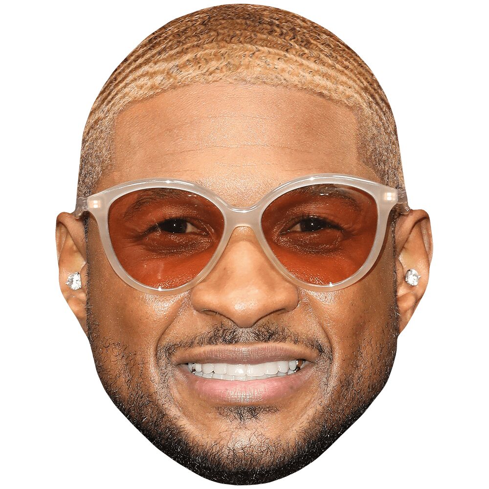Usher (Glasses) Big Head - Celebrity Cutouts