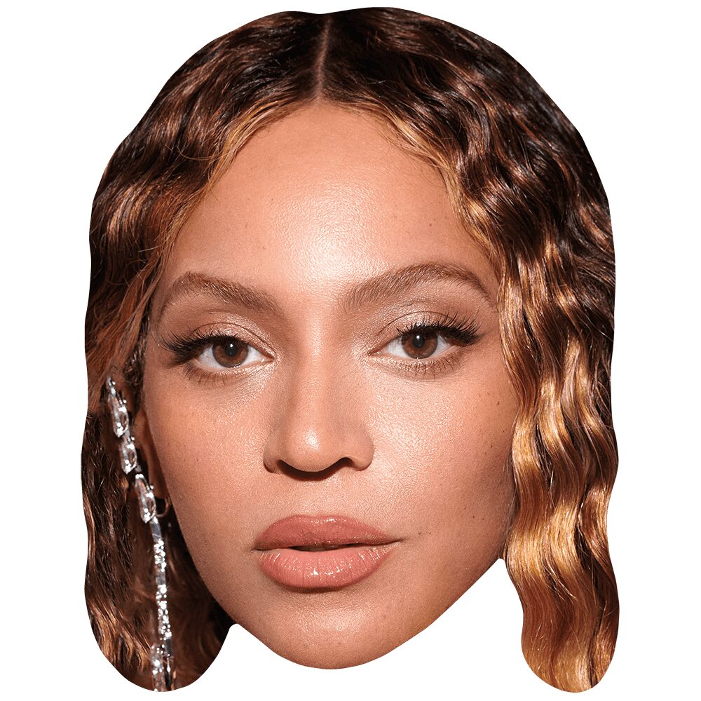Beyonce Knowles-Carter (Hair Down) Mask - Celebrity Cutouts