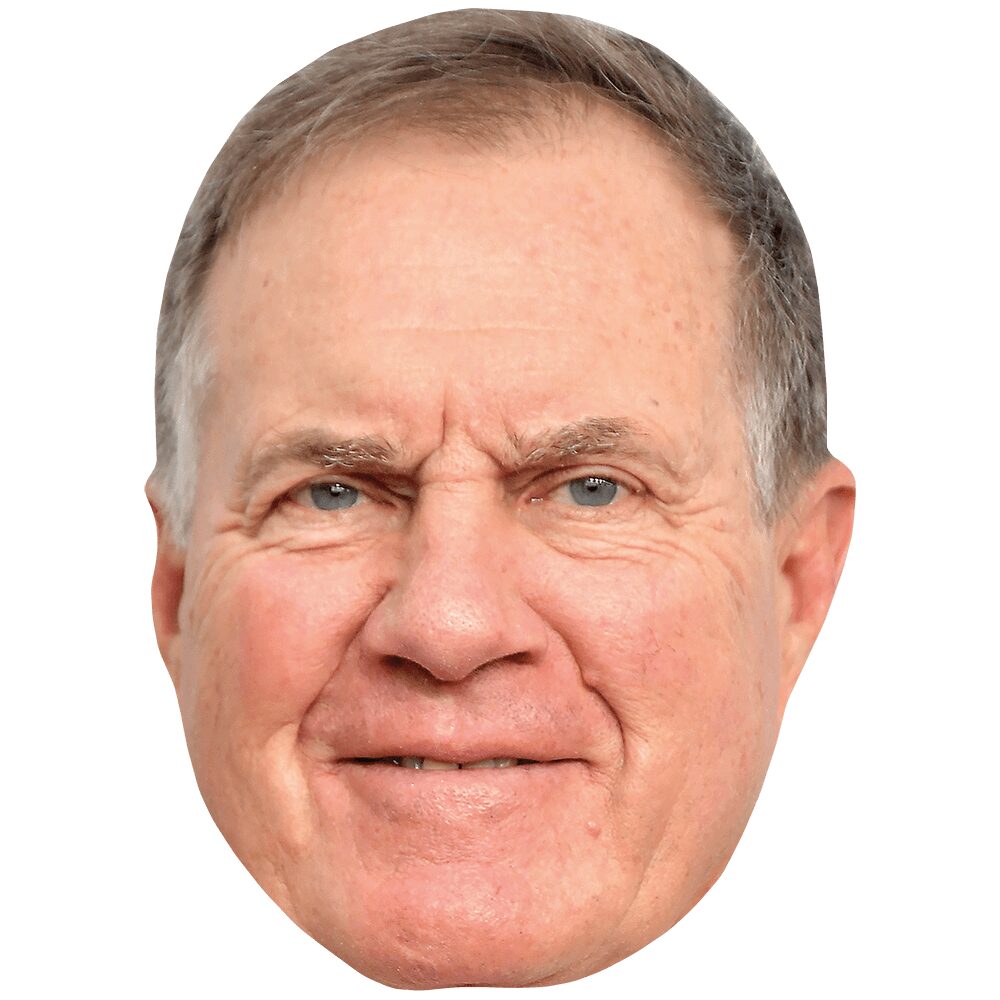 Bill Belichick (Scowl) Mask - Celebrity Cutouts