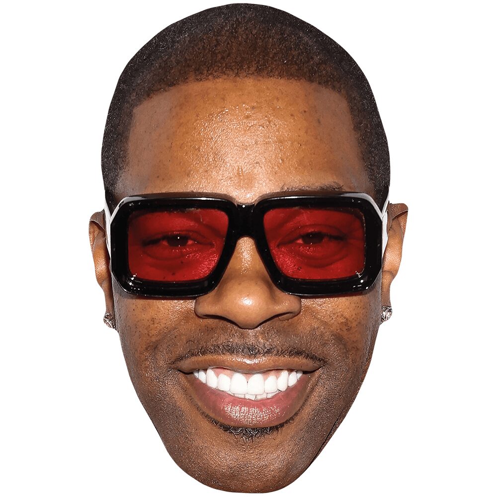 Busta Rhymes (Glasses) Mask - Celebrity Cutouts