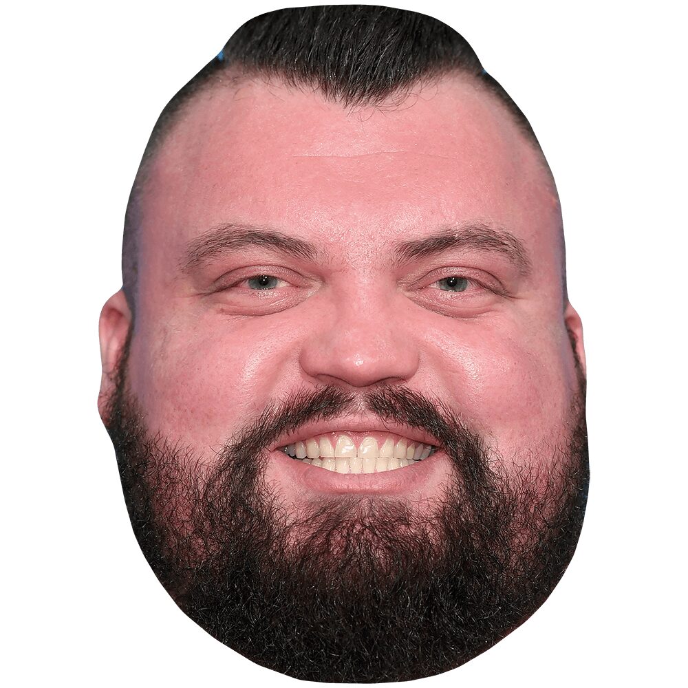 Eddie Hall (Short Hair) Mask - Celebrity Cutouts