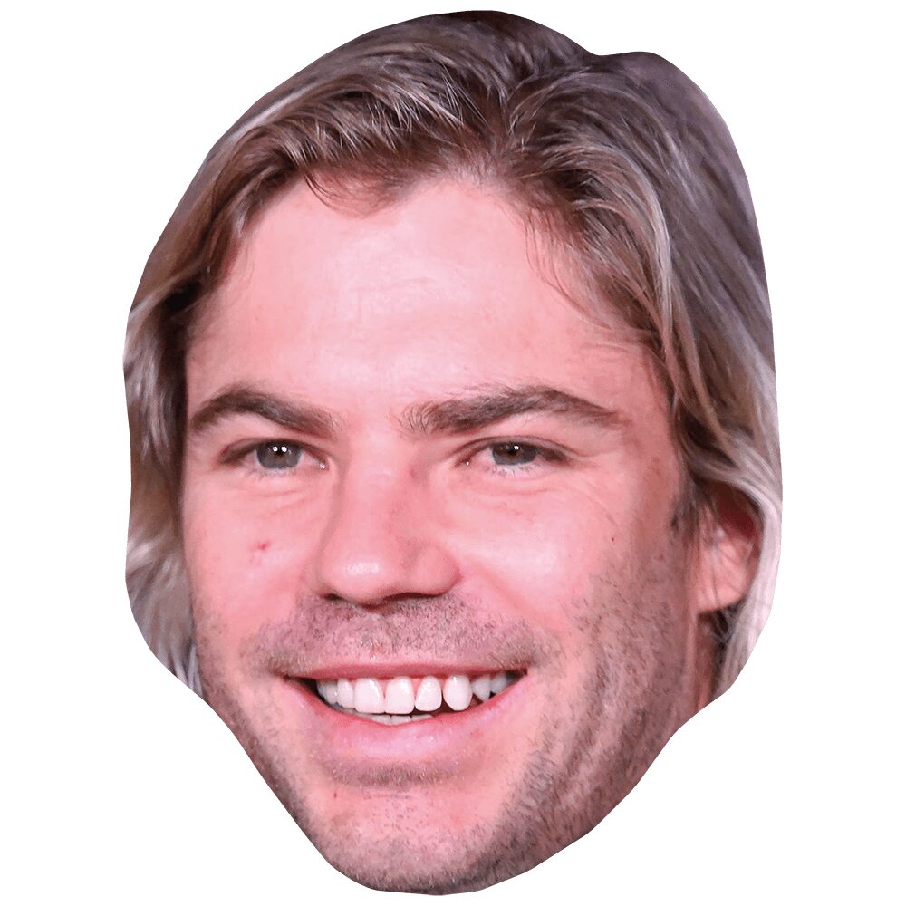 Faf De Klerk (Long Hair) Mask - Celebrity Cutouts