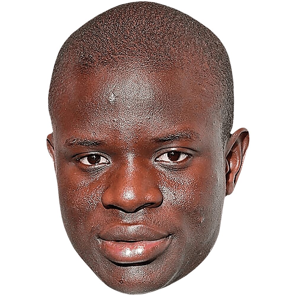 N'Golo Kante (Smile) Mask - Celebrity Cutouts
