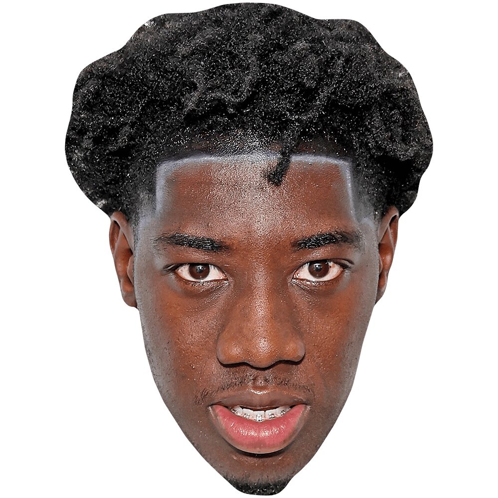 Naseem Rafeeq Young (Dark Hair) Big Head - Celebrity Cutouts