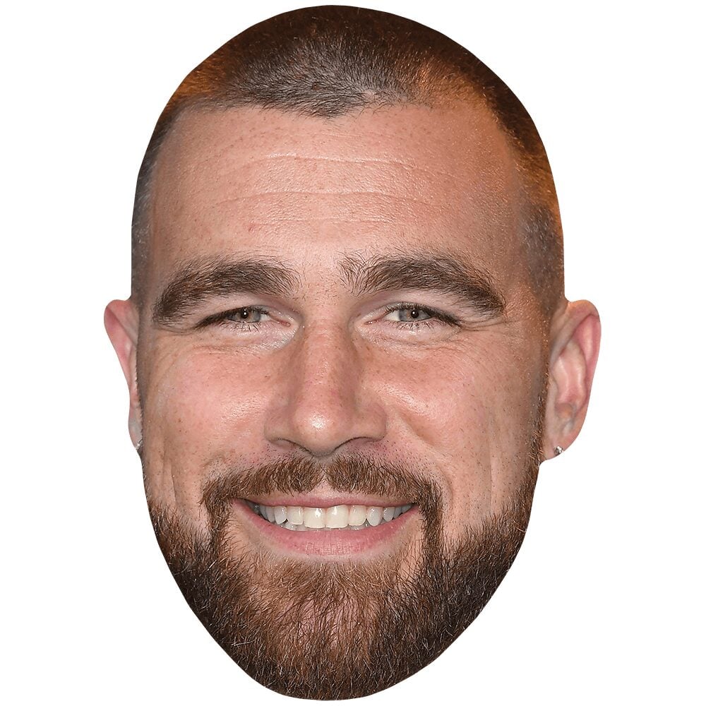 Travis Kelce (Smile) Big Head - Celebrity Cutouts Travis Kelce (Smile) Big Head - Celebrity Cutouts