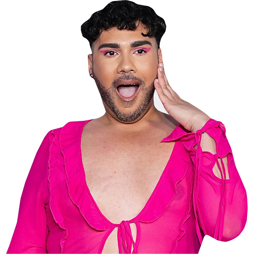 Loco Ninja (Pink Dress) Half Body Buddy - Celebrity Cutouts