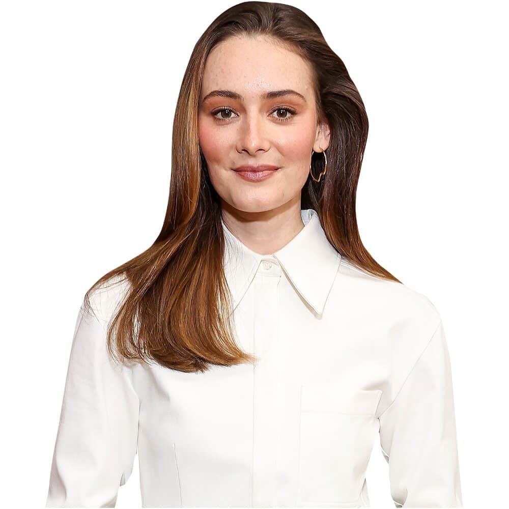 Maria Ehrich (White Dress) Half Body Buddy - Celebrity Cutouts