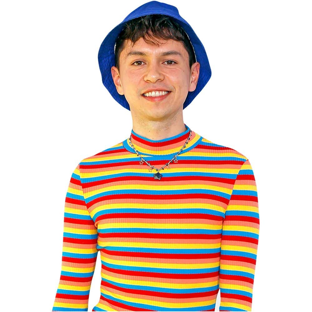 Mikey Angelo (Colourful) Half Body Buddy - Celebrity Cutouts