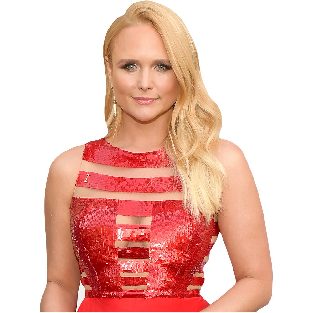 Miranda Lambert (Red Dress) Half Body Buddy - Celebrity Cutouts