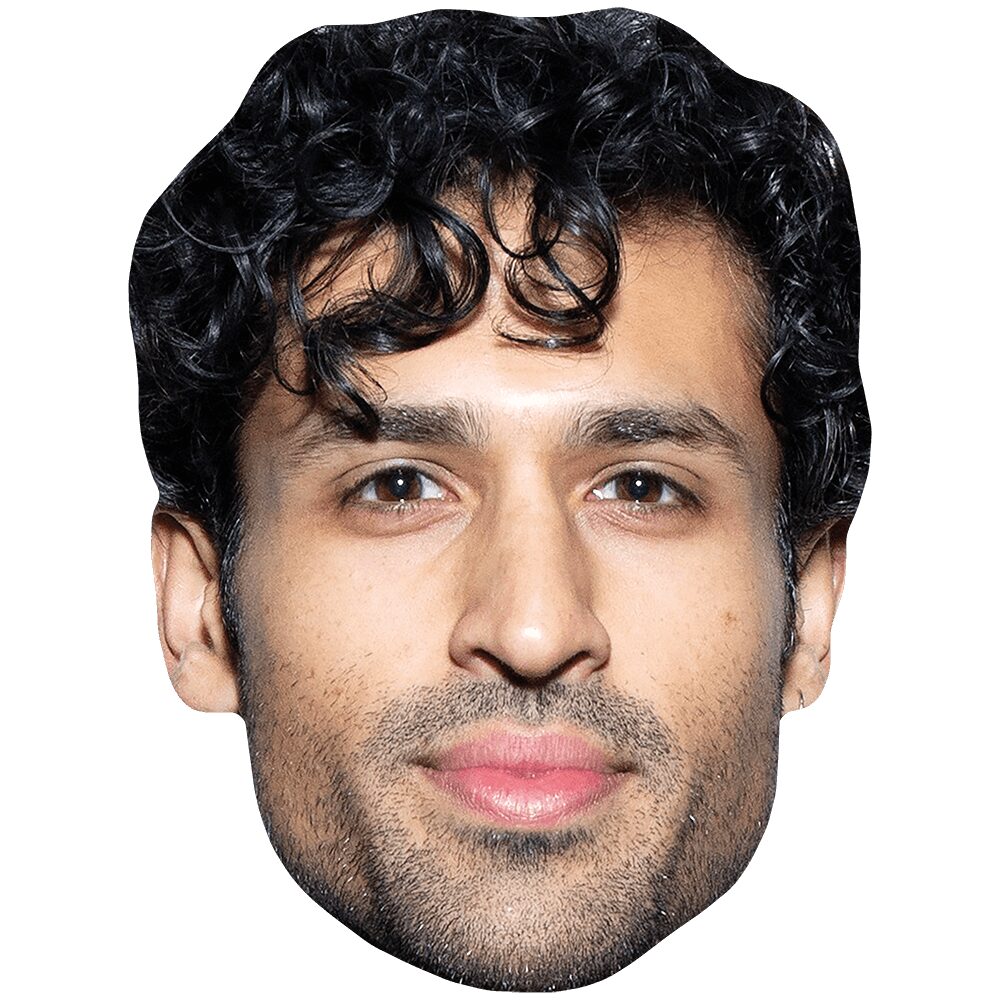 Saamer Usmani (Stubble) Mask - Celebrity Cutouts