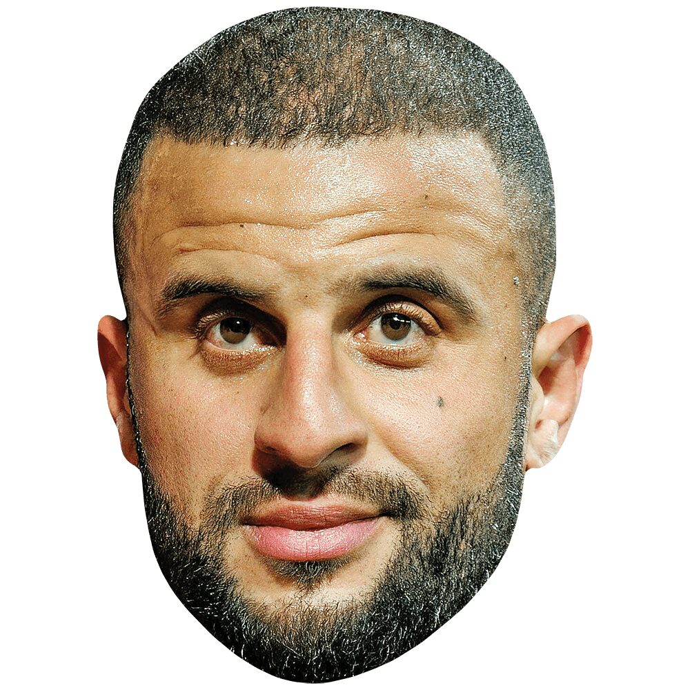 Kyle Walker (Beard) Mask - Celebrity Cutouts