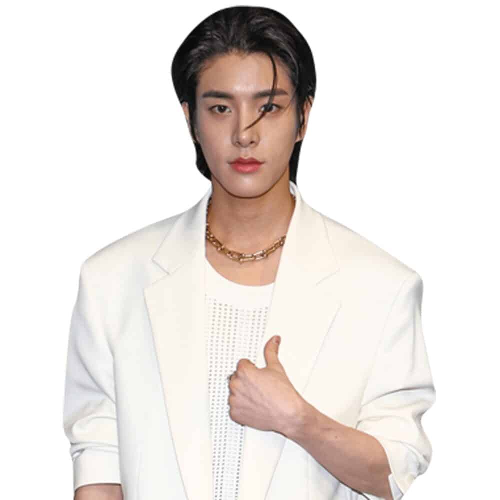Sim Jae-Yun (Thumbs Up) Buddy - Torso Up Cutout - Celebrity Cutouts