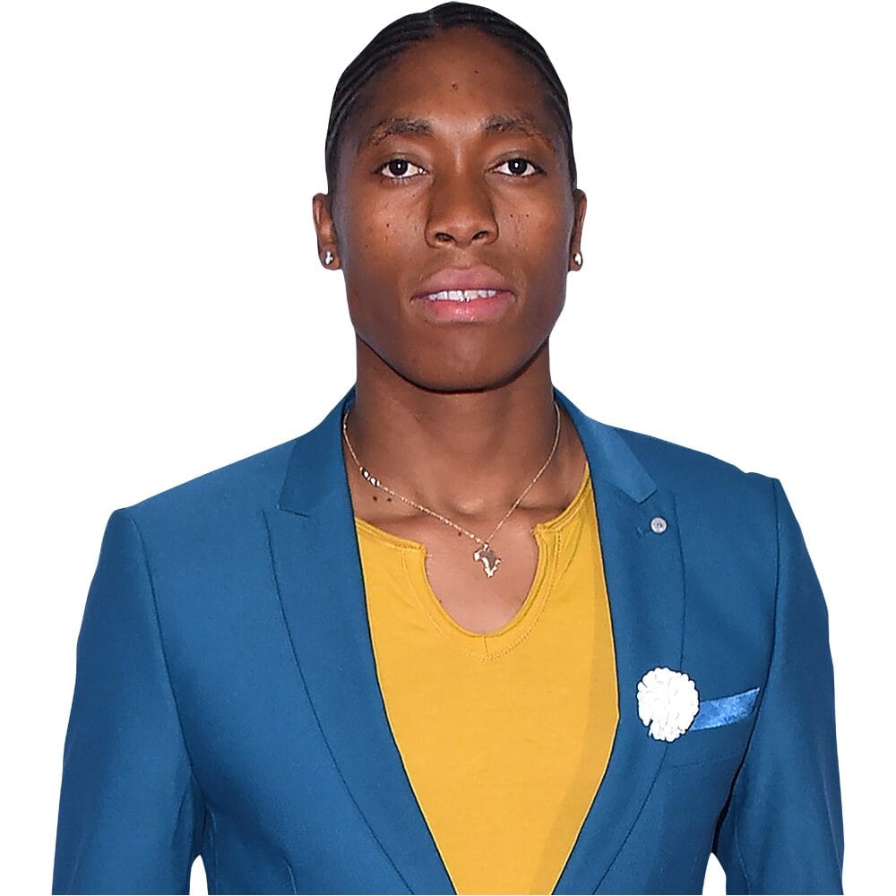 Caster Semenya (Suit) Buddy - Torso Up Cutout - Celebrity Cutouts