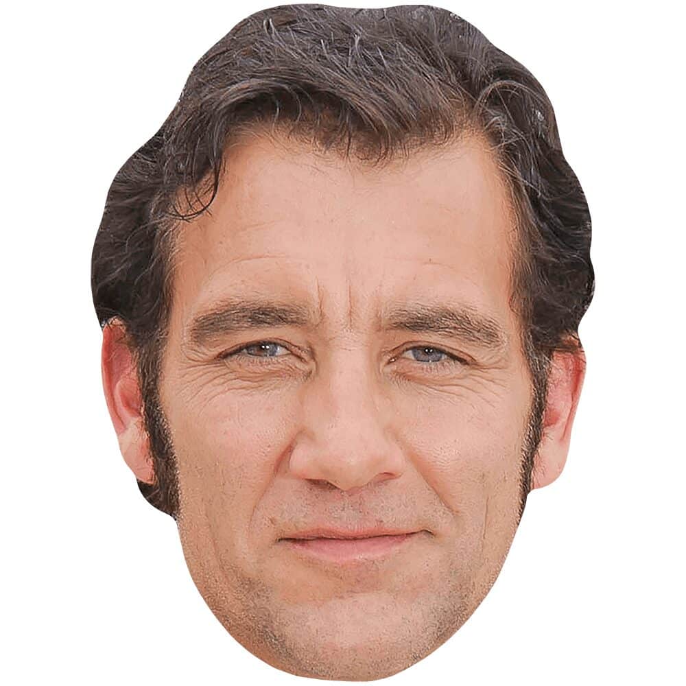Clive Owen (Long Hair) Mask - Celebrity Cutouts
