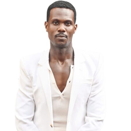 Victor Alli (White Suit) Buddy - Torso Up Cutout - Celebrity Cutouts