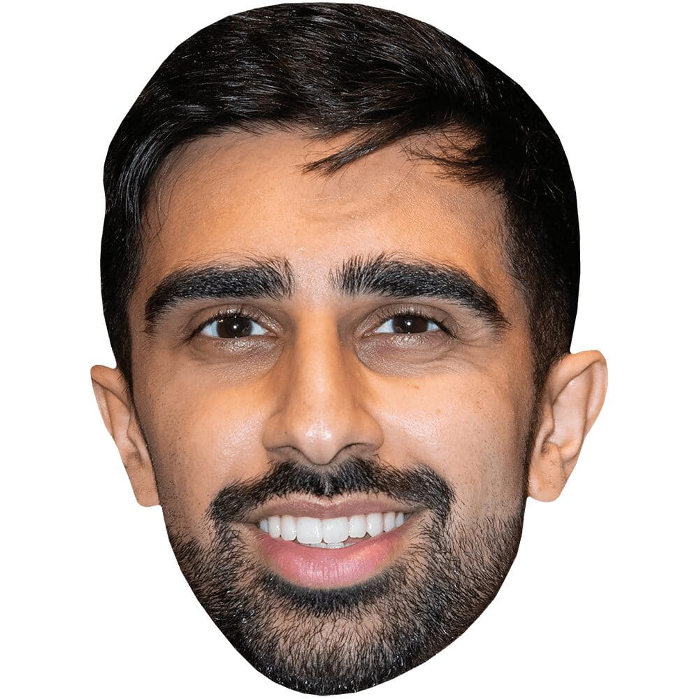 Vikram Barn (Beard) Mask - Celebrity Cutouts