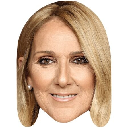Celine Dion (Smile) Mask - Celebrity Cutouts