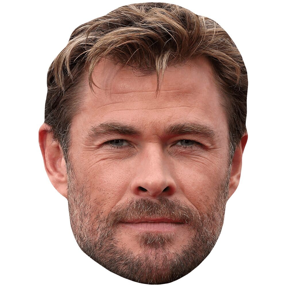 Chris Hemsworth (Smolder) Mask - Celebrity Cutouts