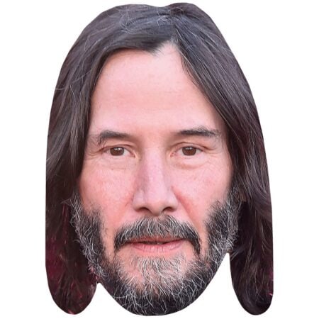 Keanu Reeves (Grey Beard) Mask - Celebrity Cutouts