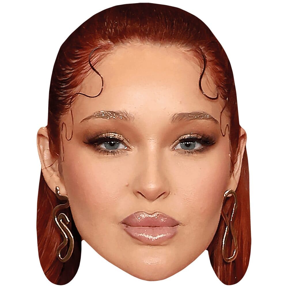 Elley Duhe (Red Hair) Mask - Celebrity Cutouts